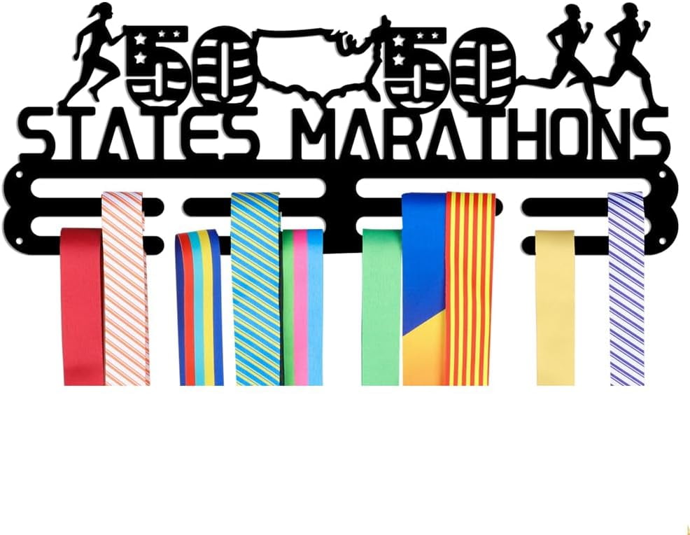 Medals Hanger Display Holder Rack States Marathons Medals Display Wall ...