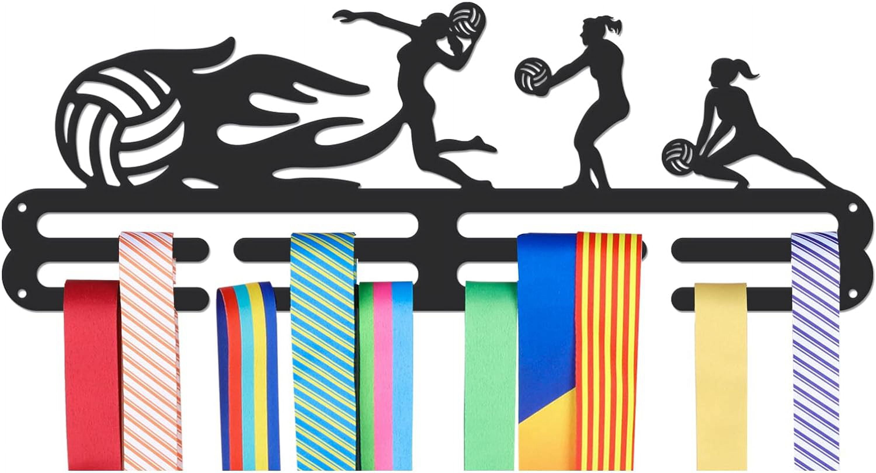 Medals Hanger Display Holder Rack, Women Volleyball Theme Medals ...