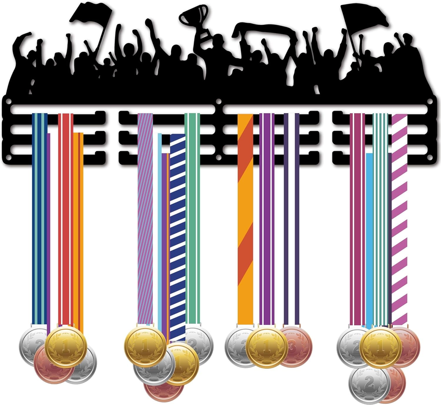 Medals Medal Holder Display Medal Hanger Medal Wall Mount Frame Sports ...