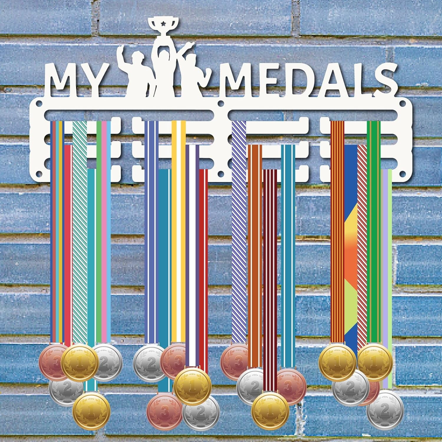 My Medals Medal Holder Sports Medal Hanger Rack Display Small Wall ...