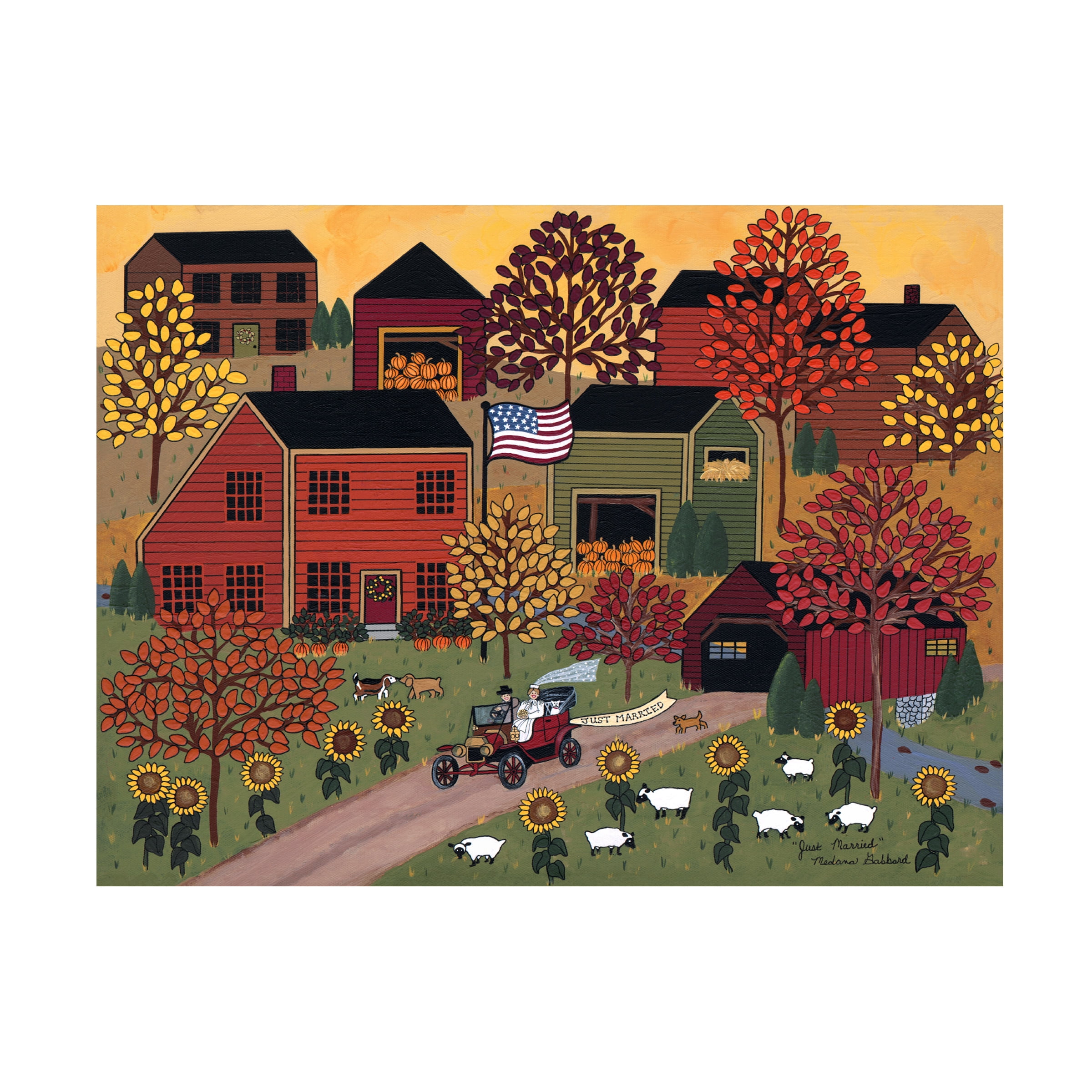 Medana Gabbard 'Just Married' Canvas Art - Walmart.com