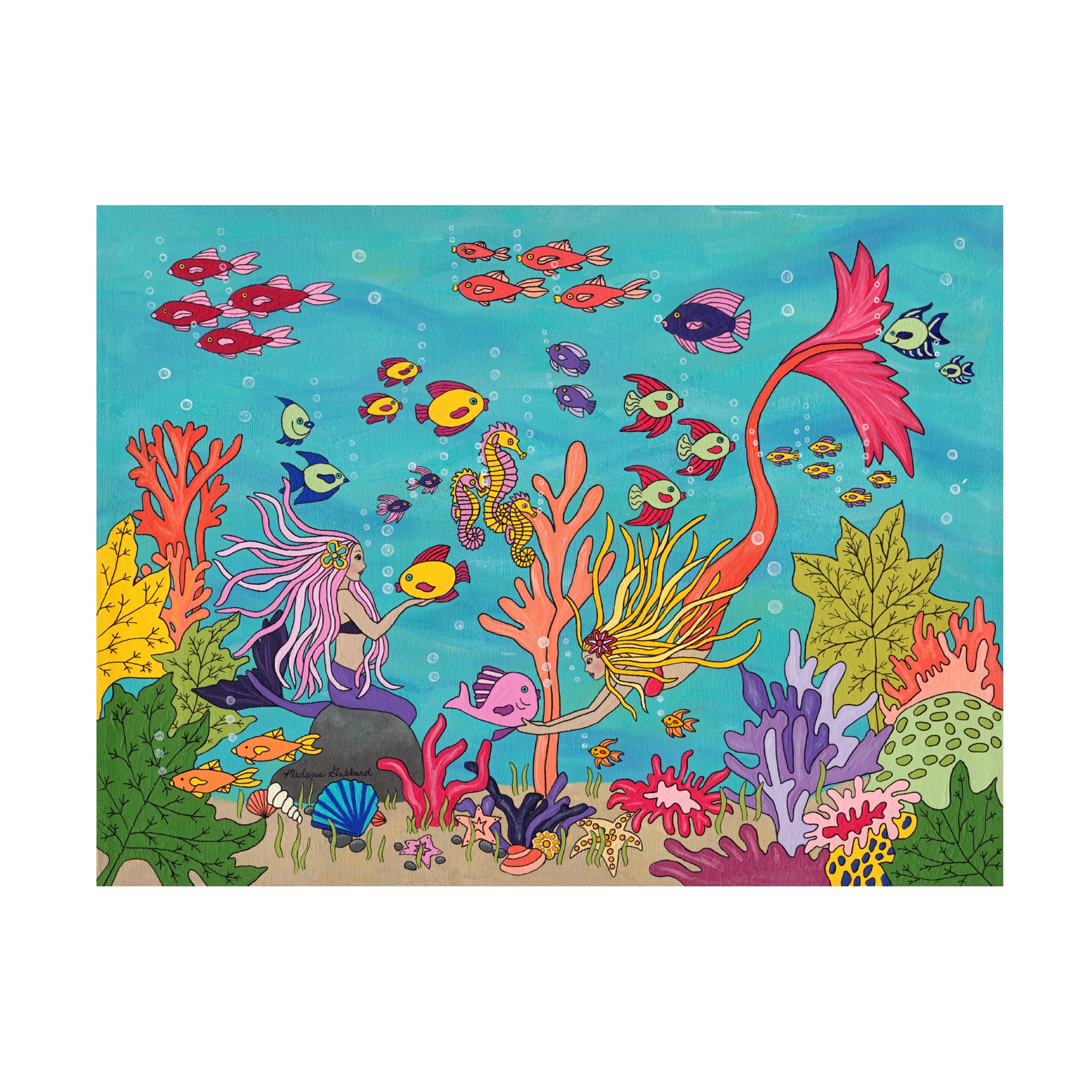Medana Gabbard 'Under The Sea' Canvas Art - Walmart.com