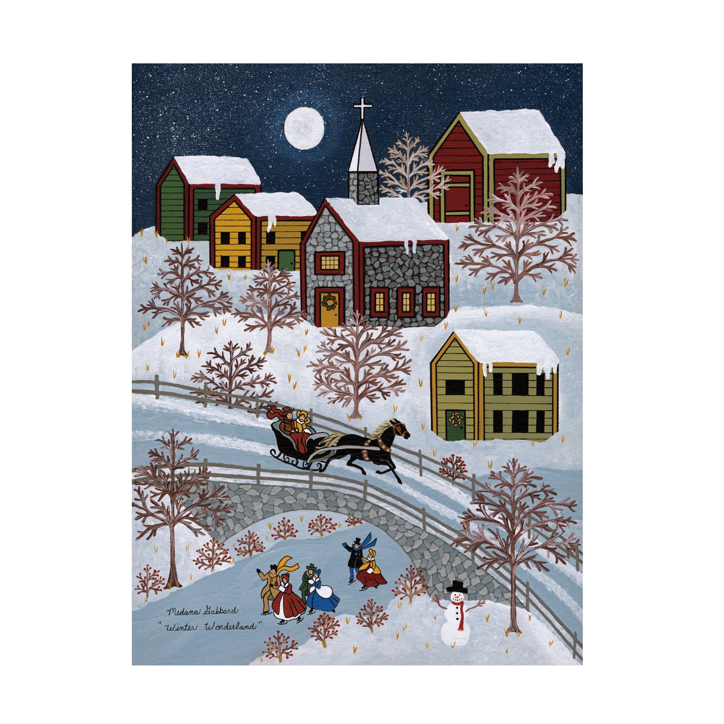 Medana Gabbard 'Winter Wonderland' Canvas Art - Walmart.com