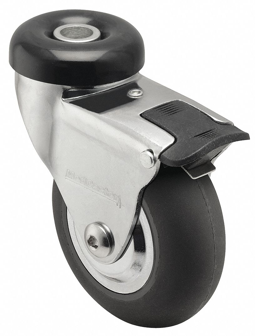 Medcaster Debris-Resistant Bolt-Hole Caster CN03NRP100TLHK04 - Walmart.com