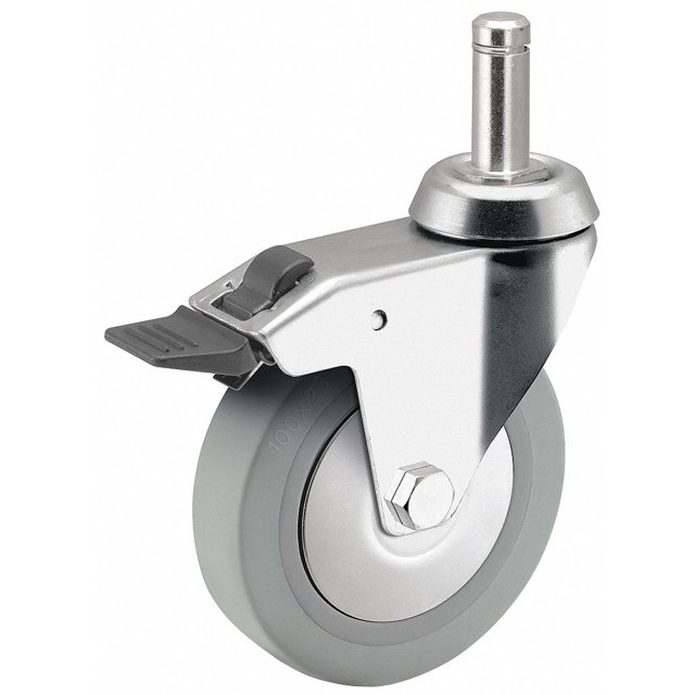 Medcaster Stem Caster,Swivel,2" Wheel Dia. RZ02TPN070TLGR01 - Walmart.com