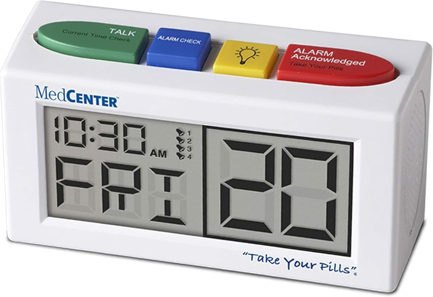 MedCenter Easy Pill Medication Timer Reminder Alarm Clock, 1 ea ...
