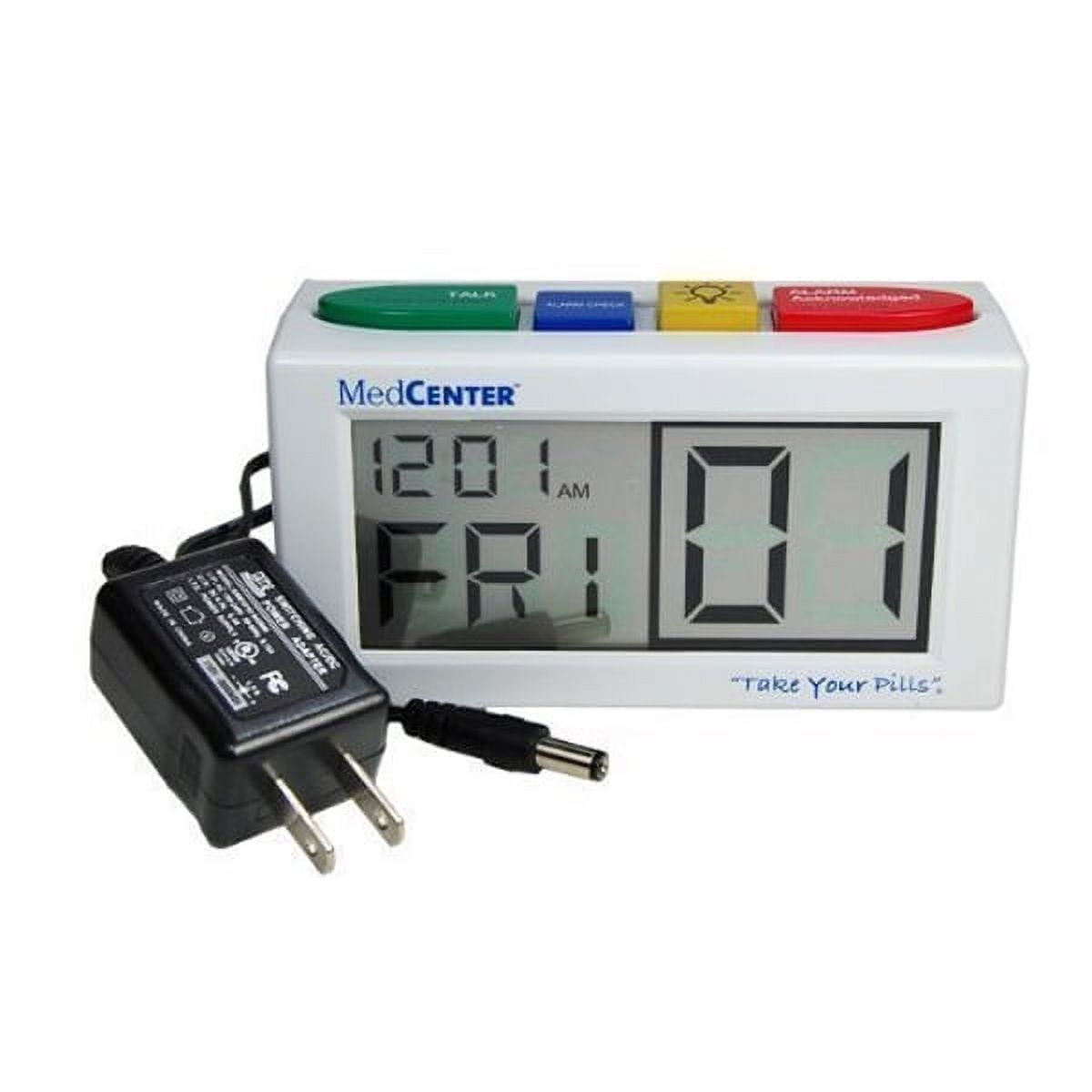 MedCenter Talking Alarm Clock for Elderly - Simple Clock with Loud ...