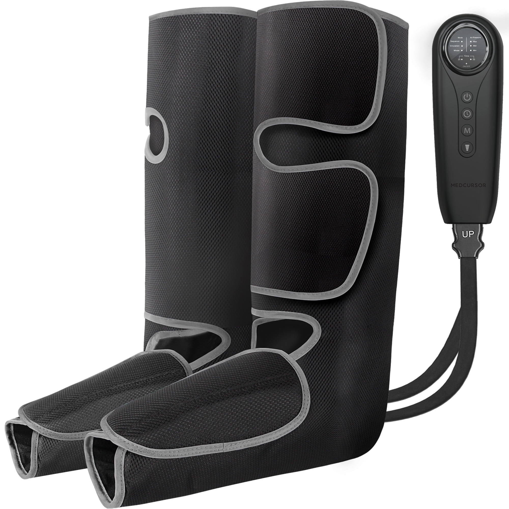 Medcursor Air Compression Leg Massager, Calf and Foot Massage for ...