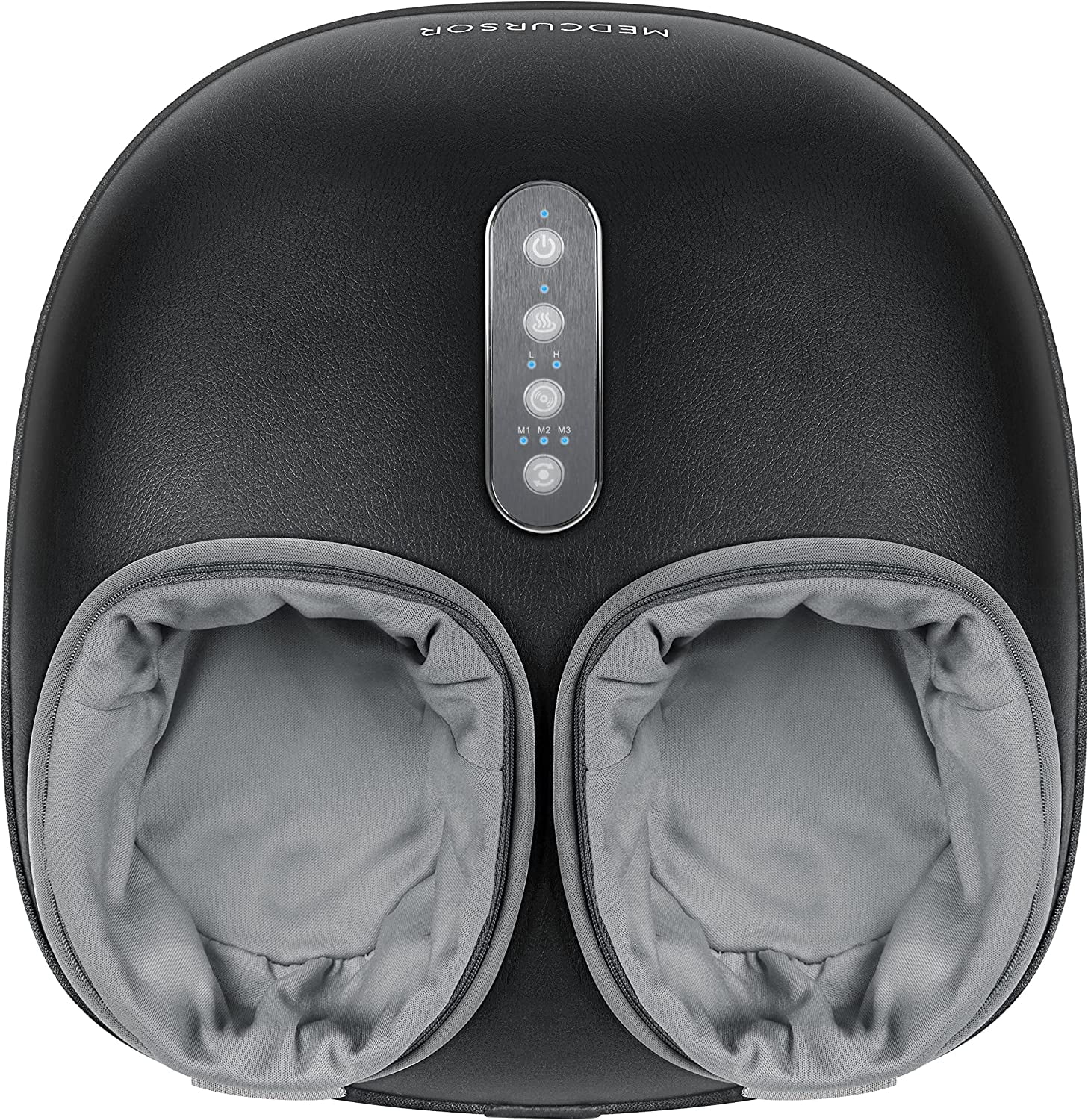 Medcursor Shiatsu Foot Massager with Heat, Deep Kneading Rolling Air ...