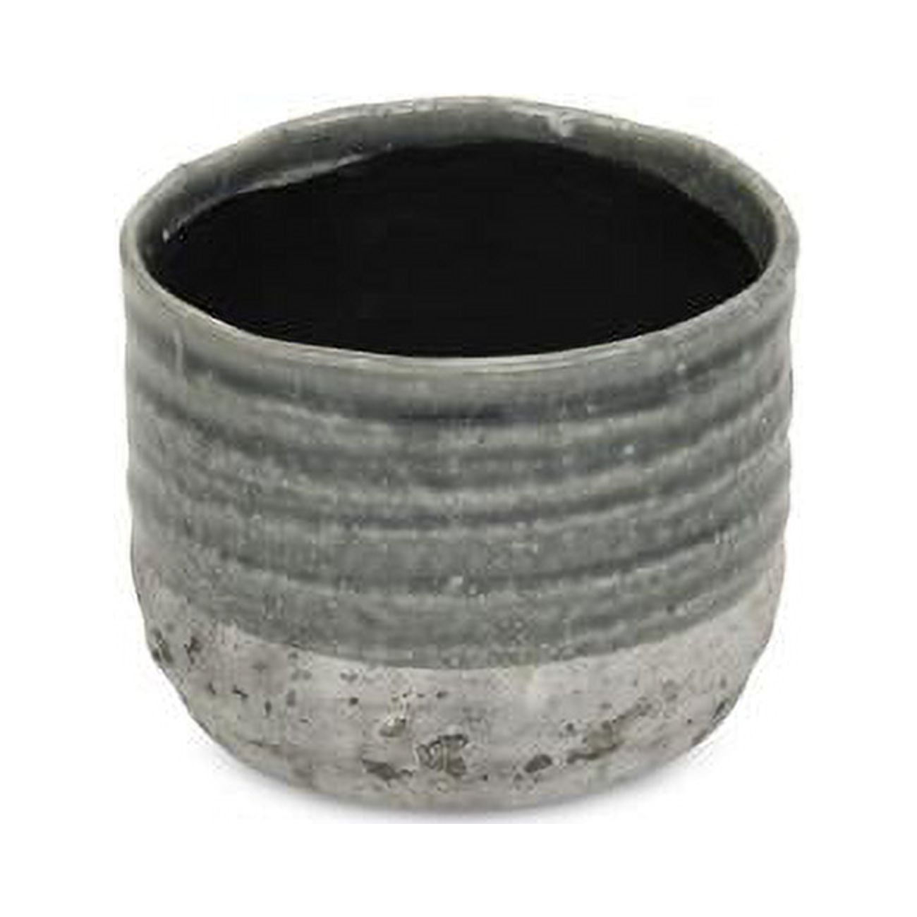 Medea Two-toned Round Ceramic Pot - Small - Walmart.com
