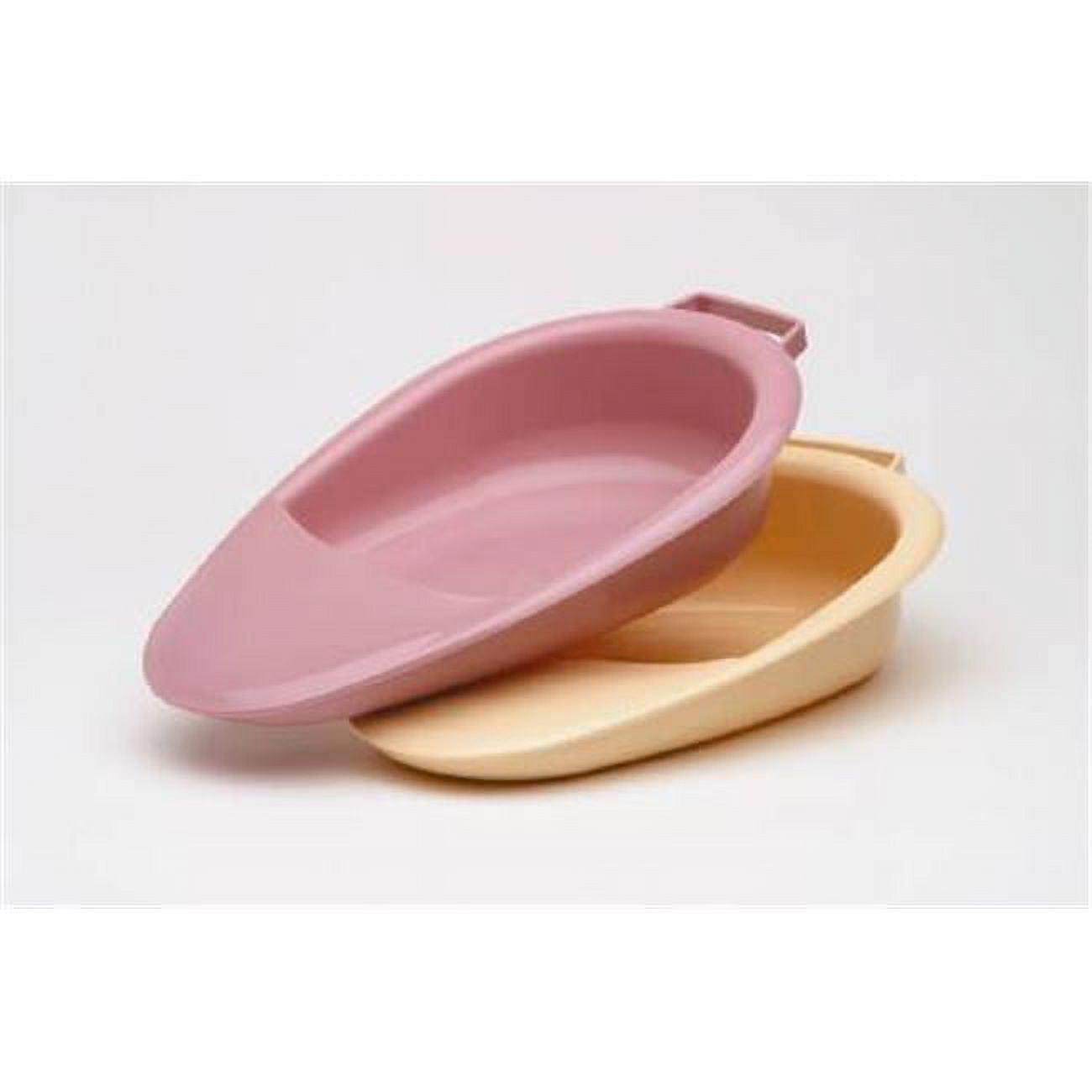 Medegen Fracture Bedpan, Plastic, Dusty Rose, 12/Case (191425_CS) - Walmart.com