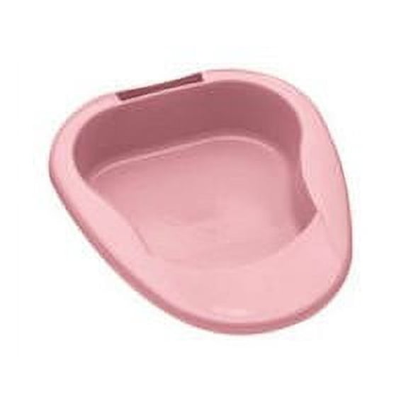 Medegen Adult Bedside Medical Stackable Bedpan, Dusty Rose, 1.75 Quart ...