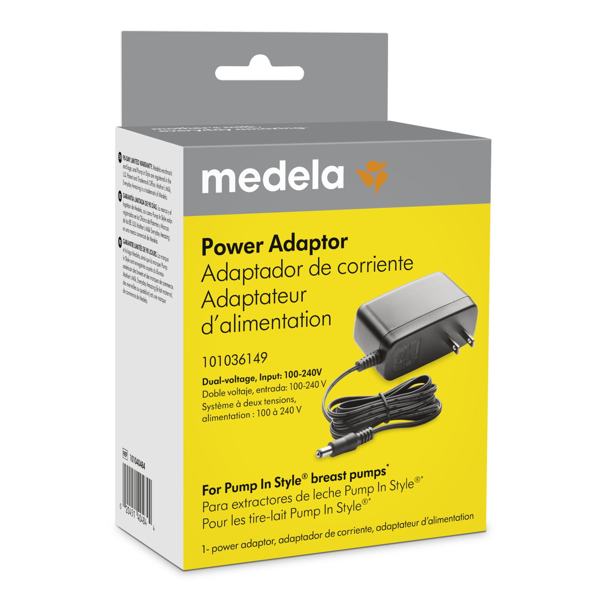 Medela Electric Power Adapter for Pump In Style with MaxFlow Breast ...