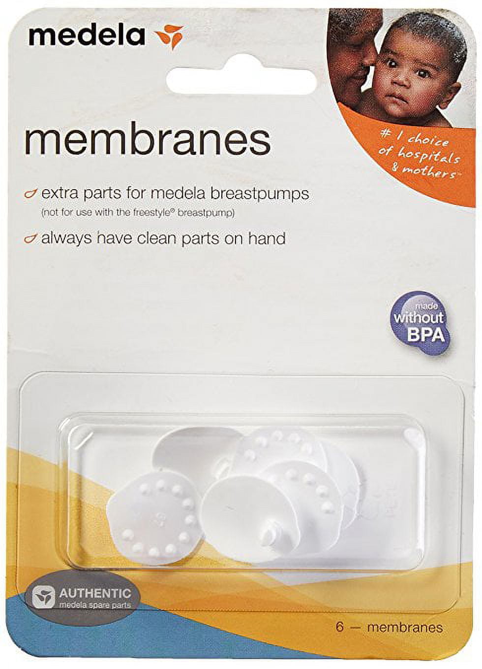 Medela Extra Membranes, Pack of 6 HSA/FSA Eligible - Walmart.com