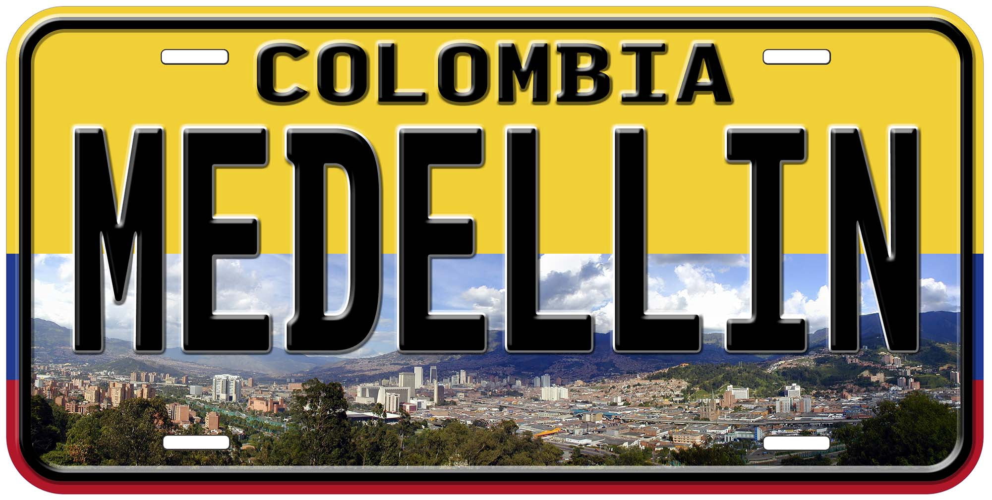 Medellin TAG02 Colombia Novelty Car License Plate - Walmart.com