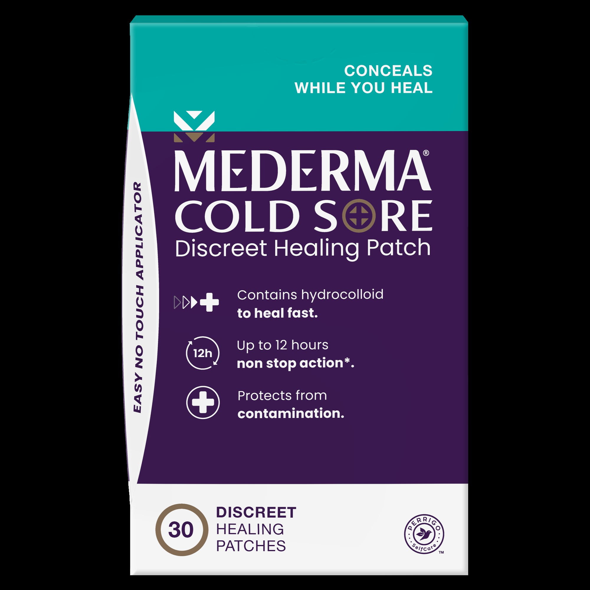 Mederma Cold Sore Discreet Healing Patch, 12 Hour Protection, 30 Count ...