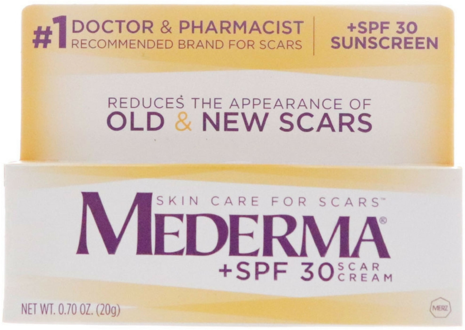 Mederma Scar Cream Plus SPF 30 Skin Care for Scars 0.7 oz, Pack of 3 ...