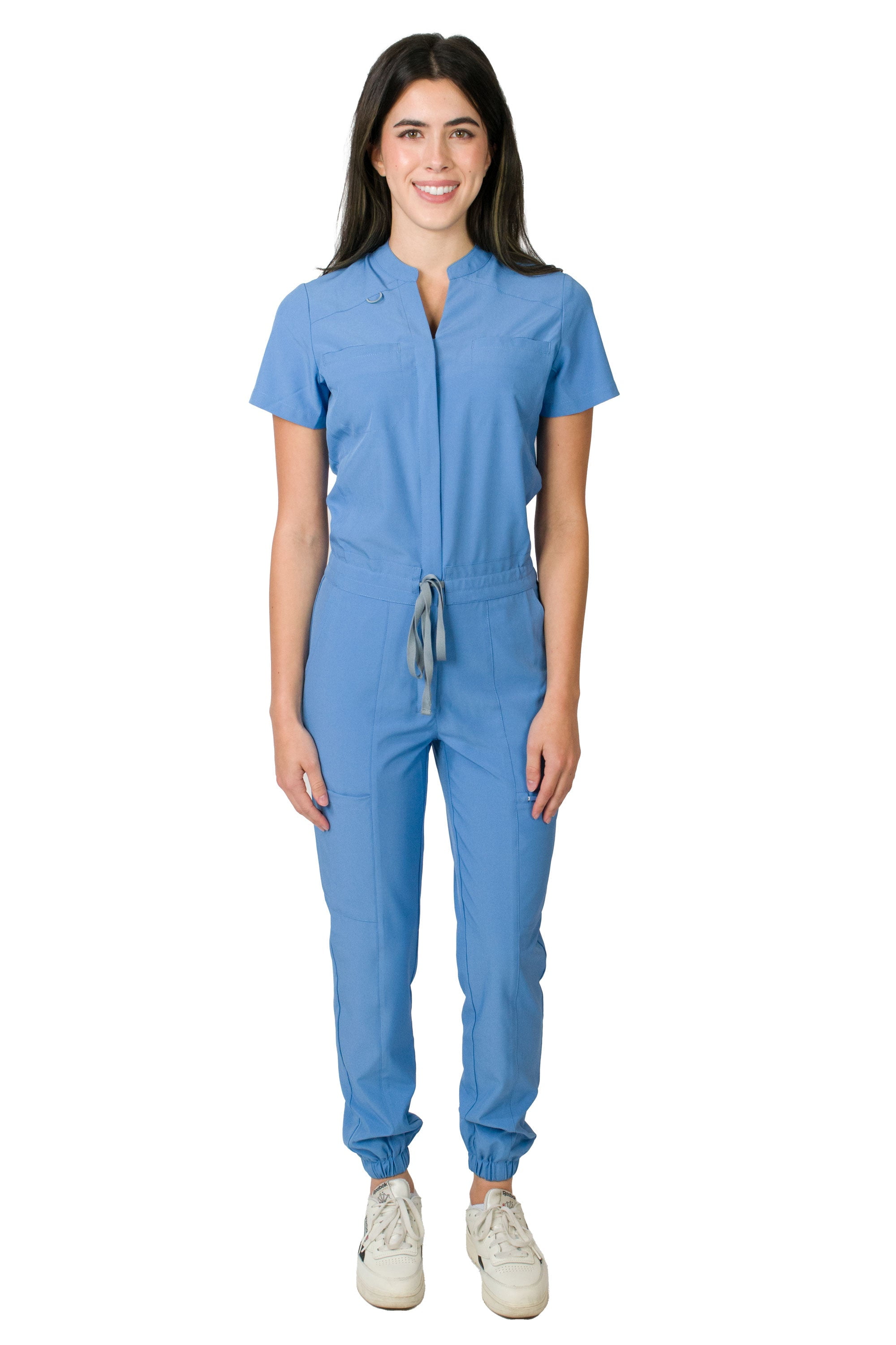 Medgear Women's Scrubs Jumpsuit with 8 Pockets - Walmart.com