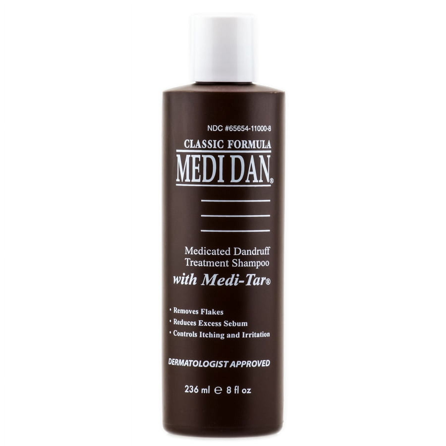 Medi-Dan Medicated Dandruff Treatment Shampoo (Size : 16 oz) - Walmart.com