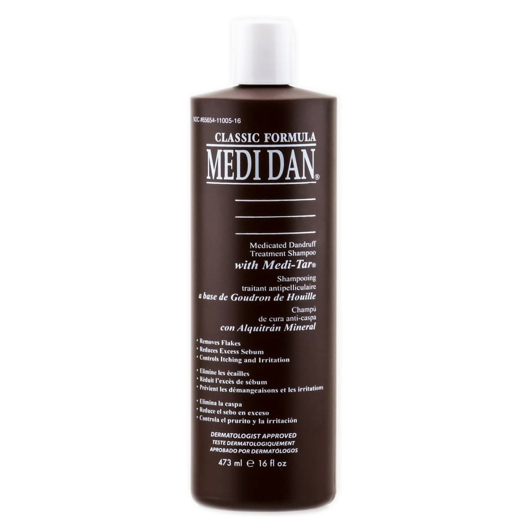 Medi-Dan Medicated Dandruff Treatment Shampoo (Size : 8 oz) - Walmart.com
