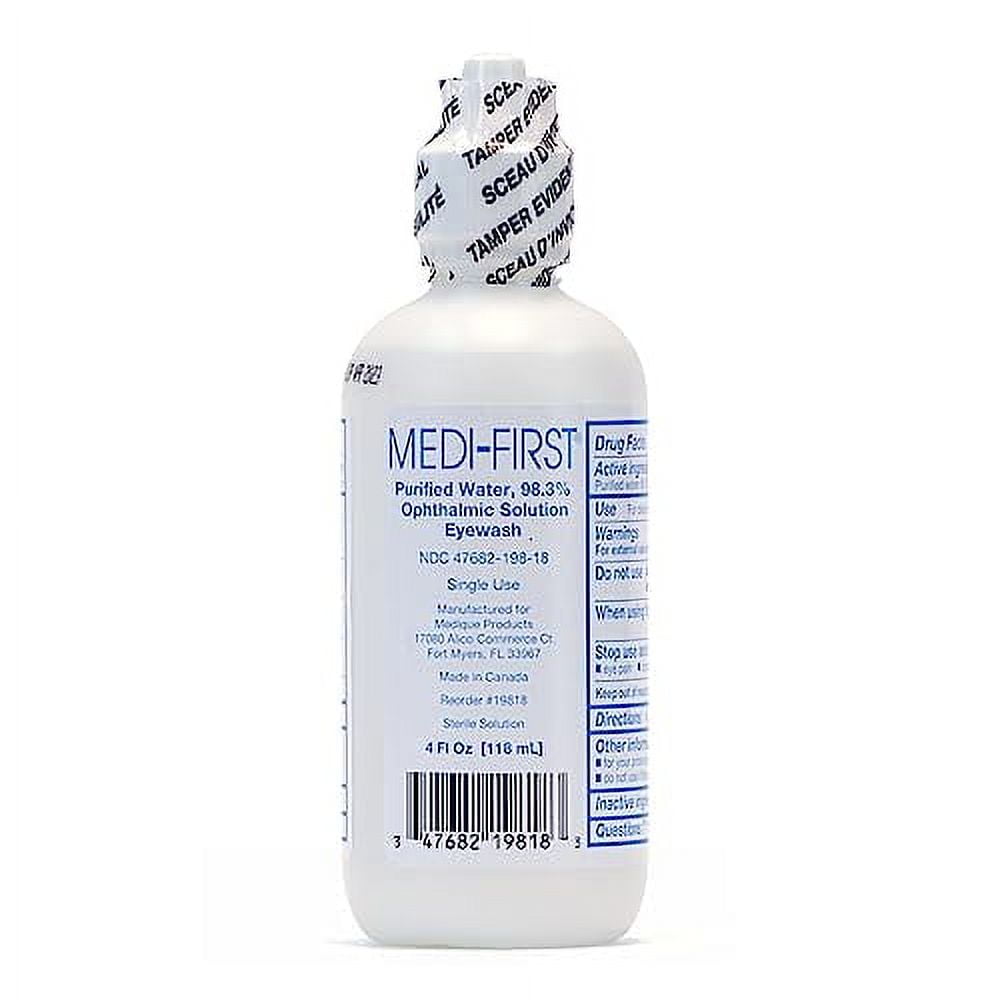 Medi-First 19818 Eyewash, Eye Rinse and Protection, First Aid Supplies ...