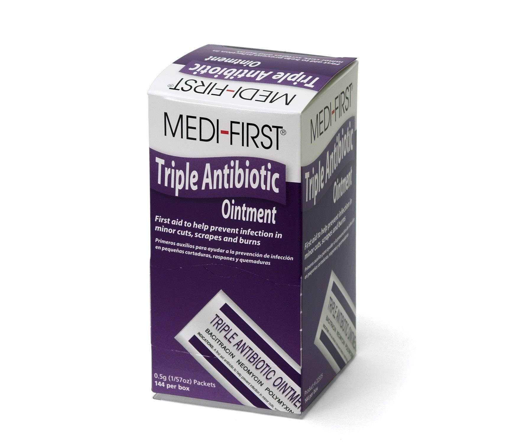 Medi-First Topical Antibiotic,0.5g/Packet,PK144 22335 - Walmart.com