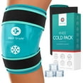 Medi Grade Knee Ice Gel Pack - Reusable Ice Pack for Injuries and ...