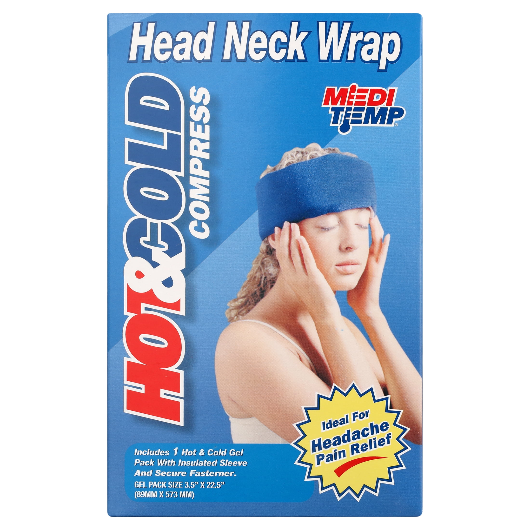 Medi-Temp Head-Neck Hot & Cold Reusable Compress Pad - Walmart.com