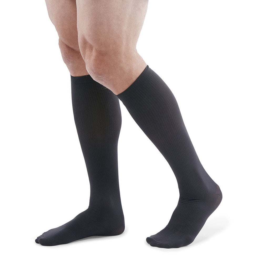 Medi for Men Knee High Classic Socks - 15-20 mmhg Tall Wide Grey VII ...