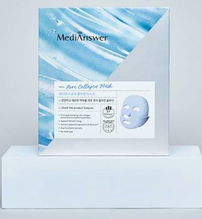 MediAnswer Pore Blue Claryfing Collagen Mask 5 Sheets E11 - Walmart.com