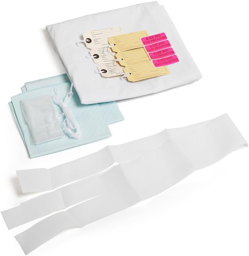MediChoice Post Mortem Bag Kit, Heavy Duty, 36x90 Inches, Adult, 1314PM700K (Each of 1 ...