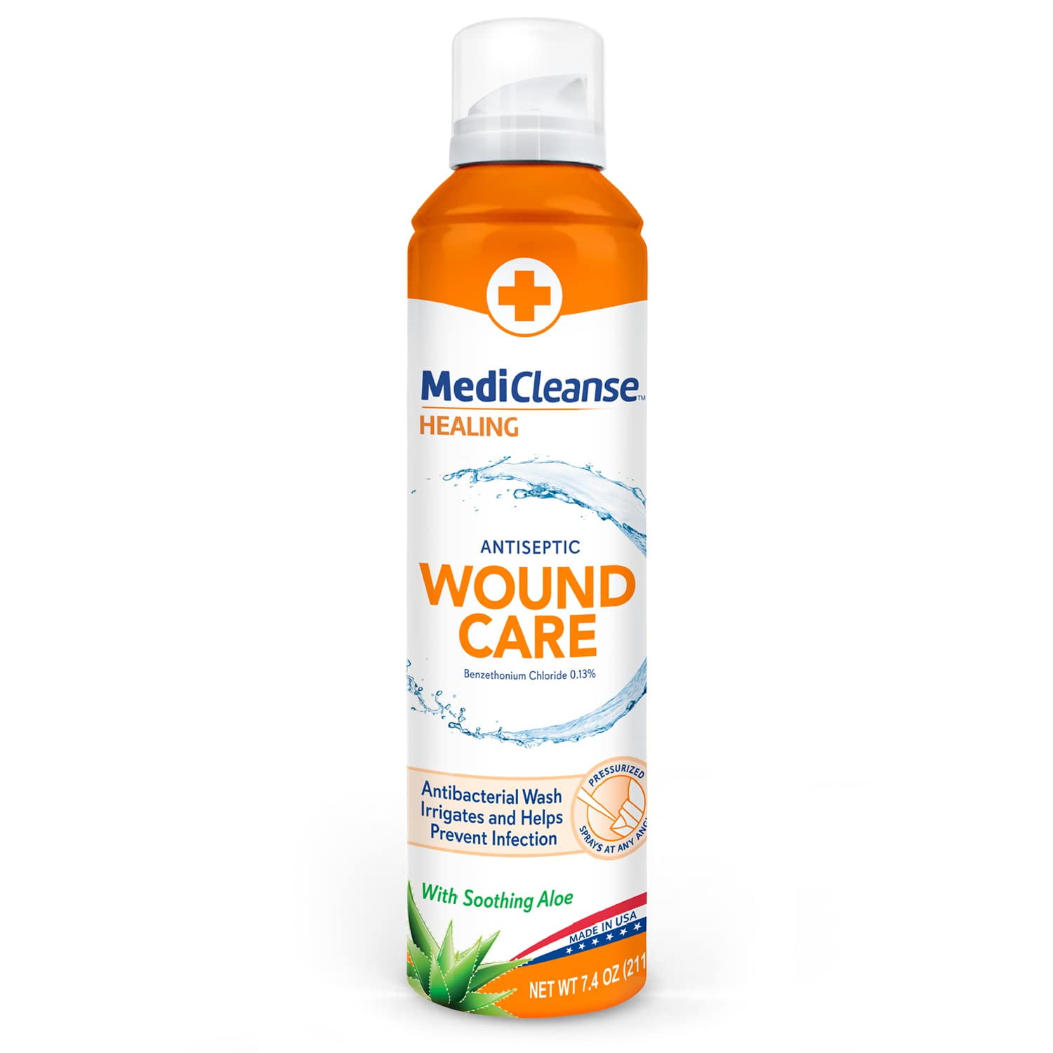 MediCleanse First Aid Antiseptic Wound Care, Prevents Infection, Helps ...