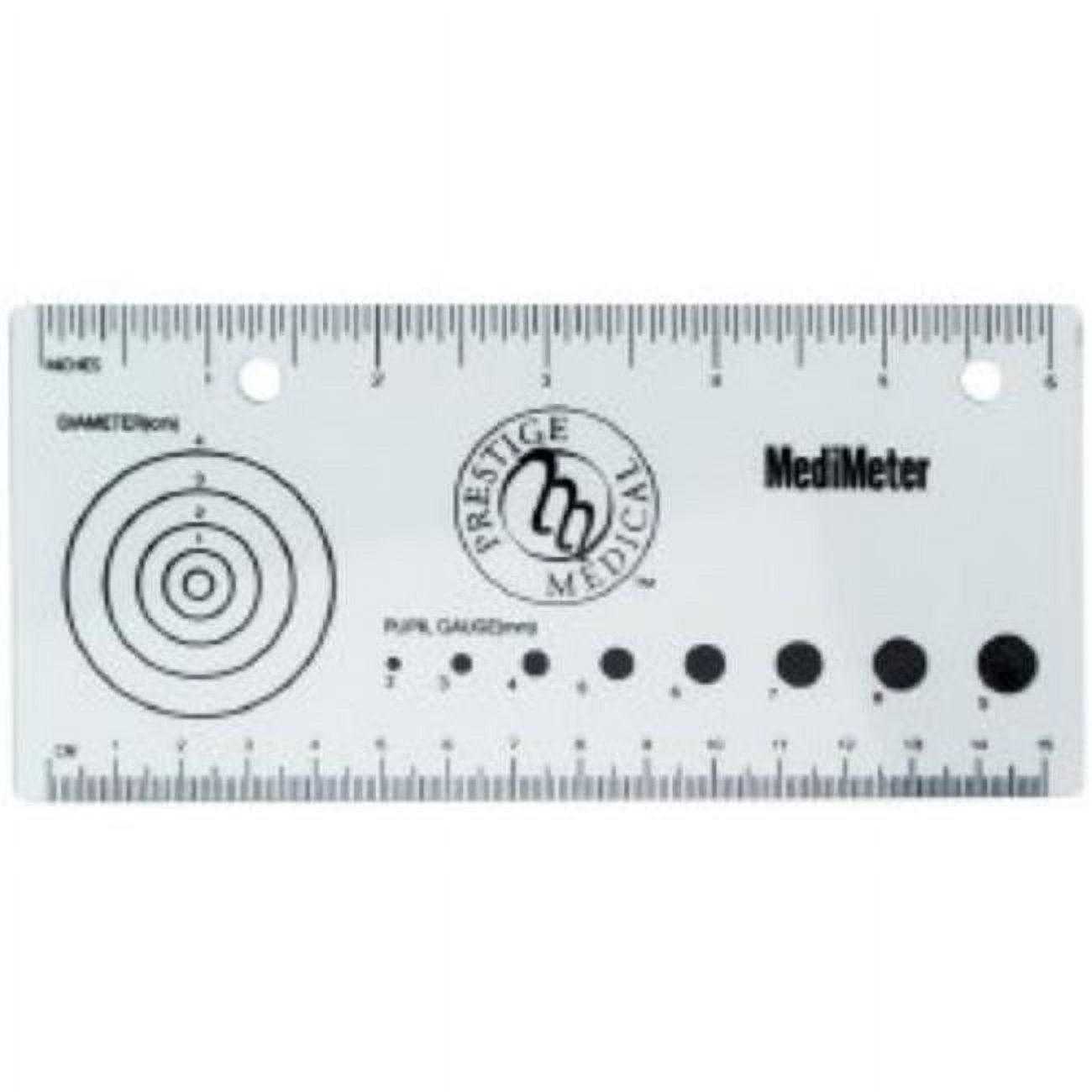 MediMeter 892130-EA Medical Plastic Ruler, Clear - Walmart.com
