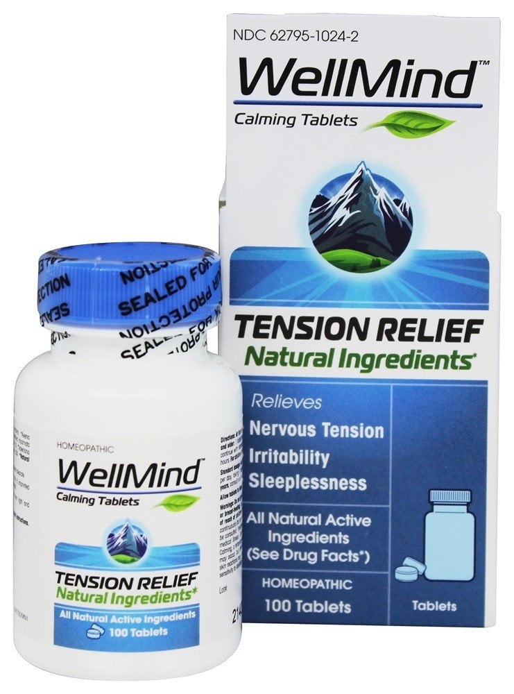 MediNatura WellMind Calming Day and Night Natural Tablets, Homeopathic ...