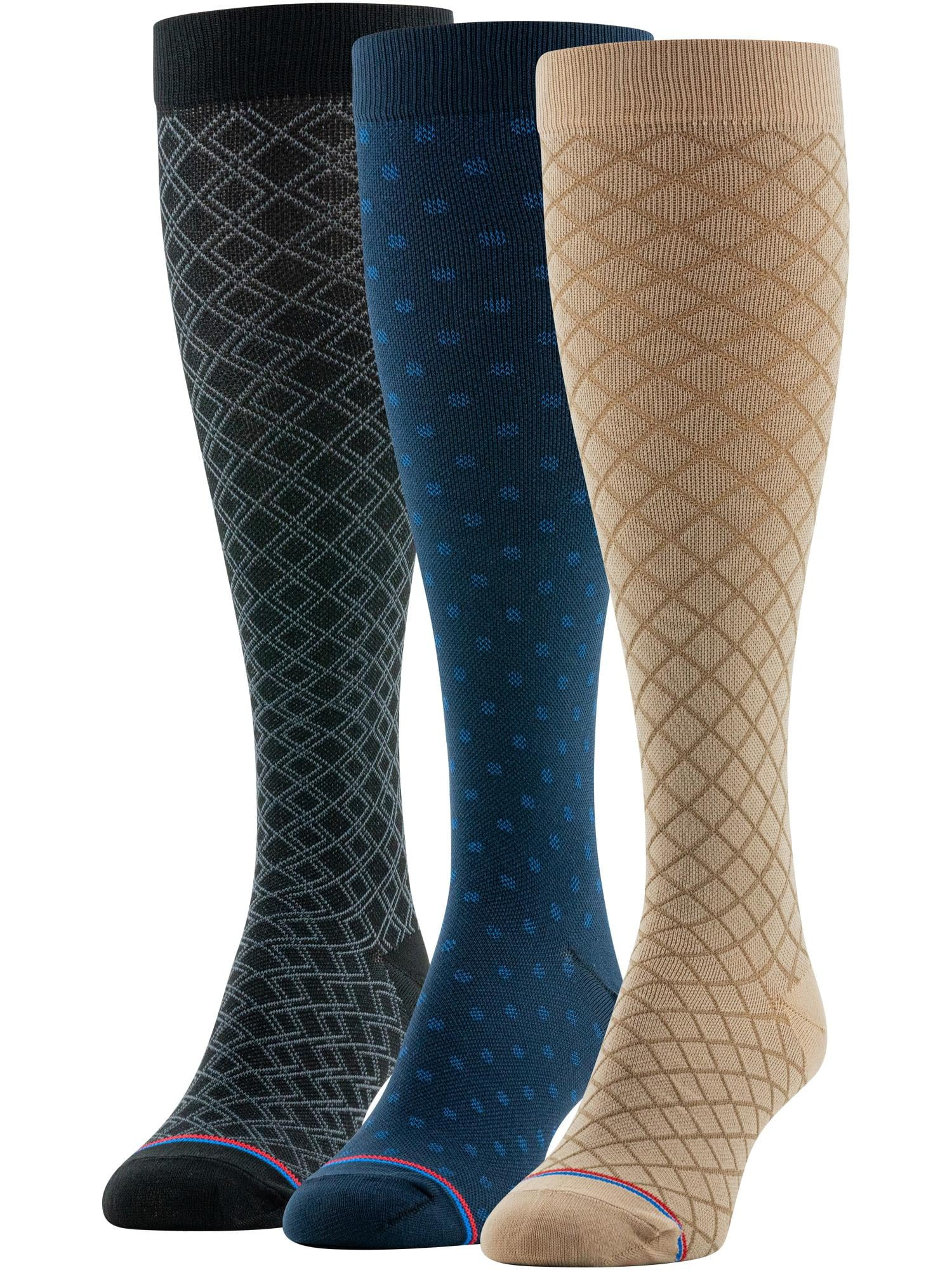 MediPeds Women's Compression Knee High Support Socks - Walmart.com