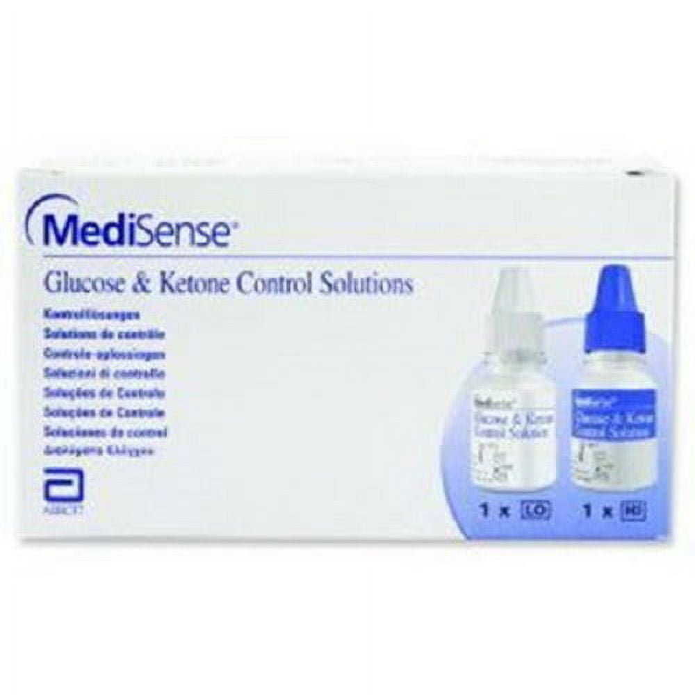 MediSense Normal Flow Control Solution 3mL, Mid, Glucose/Ketone, 1 Each ...