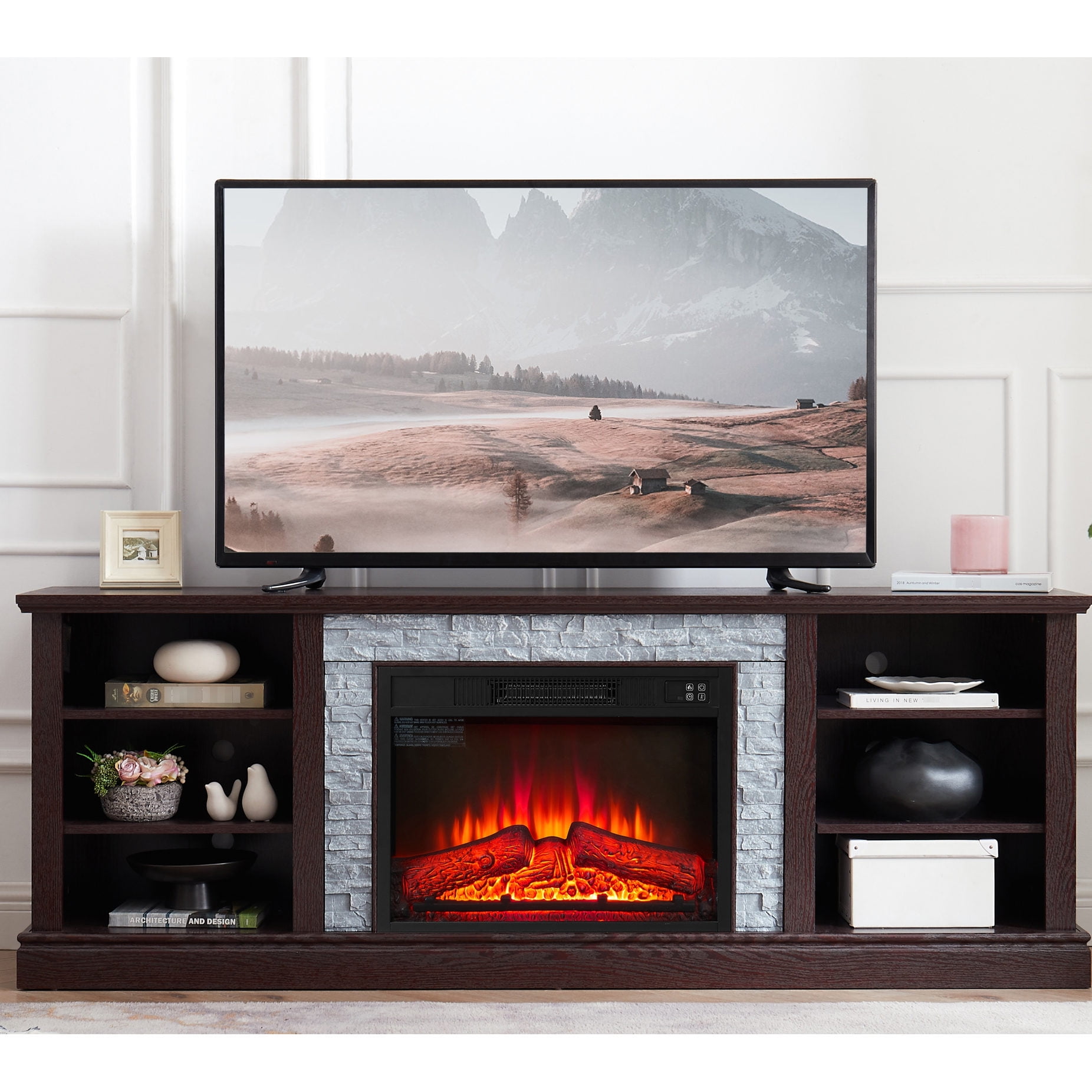 Media Console for TVs | Provides Ample Space for Consoles, Realistic ...