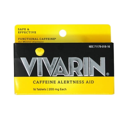 Vivarin Caffeine Alertness Aid Tablets - 16 Ea, 3 Pack - Walmart.com