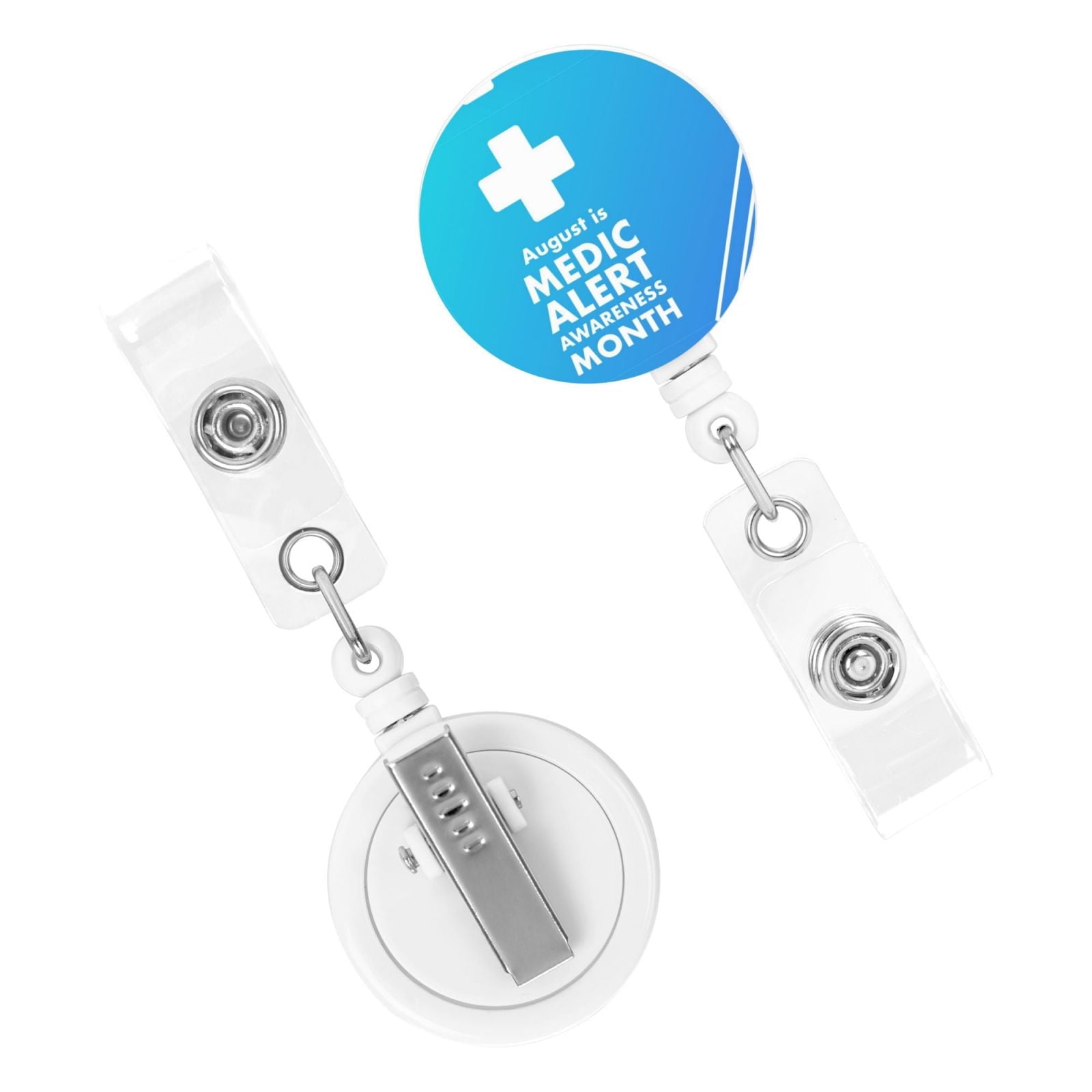 Medic Alert Awareness Month Badge Reel Retractable Badge Clip Id Card ...