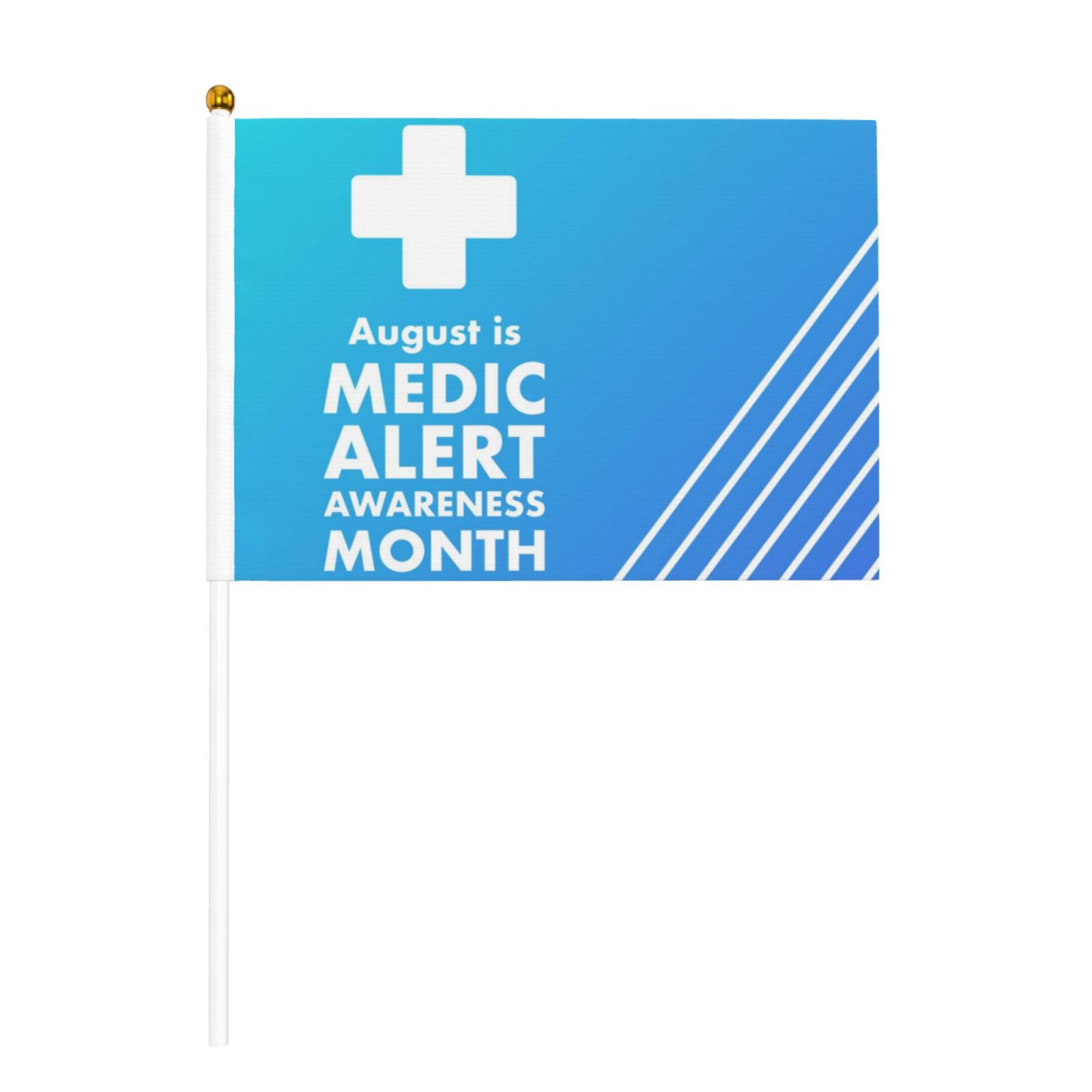 Medic Alert Awareness Month Flag Small Mini Hand Held Flags Small ...
