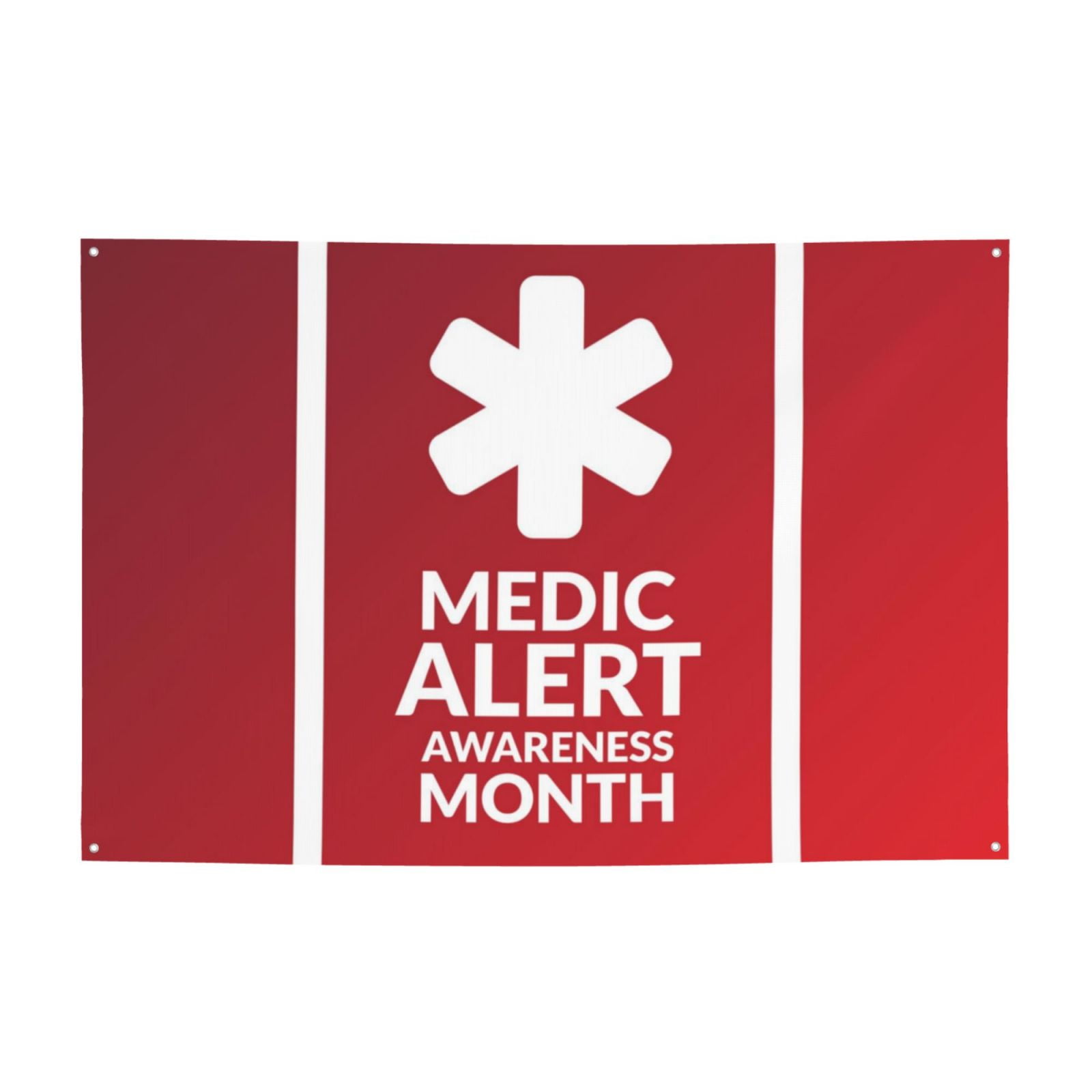 Medic Alert Awareness Month Large Banner Party Decorations Sign Banner ...
