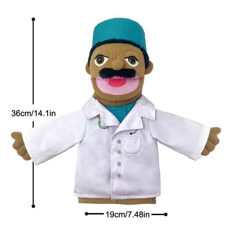 Medic Cartoon half body professional character figurine, kindergarten ...