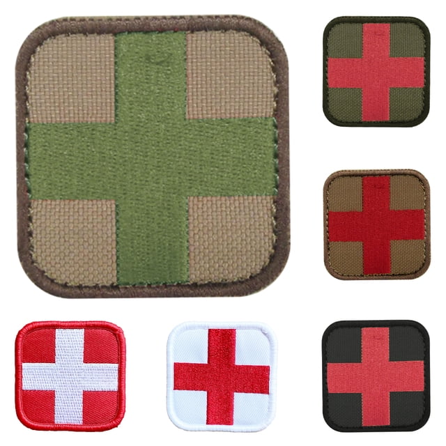 Medic Patch First Aid EMT EMS Tactical Military Templar Armoury Velcro ...