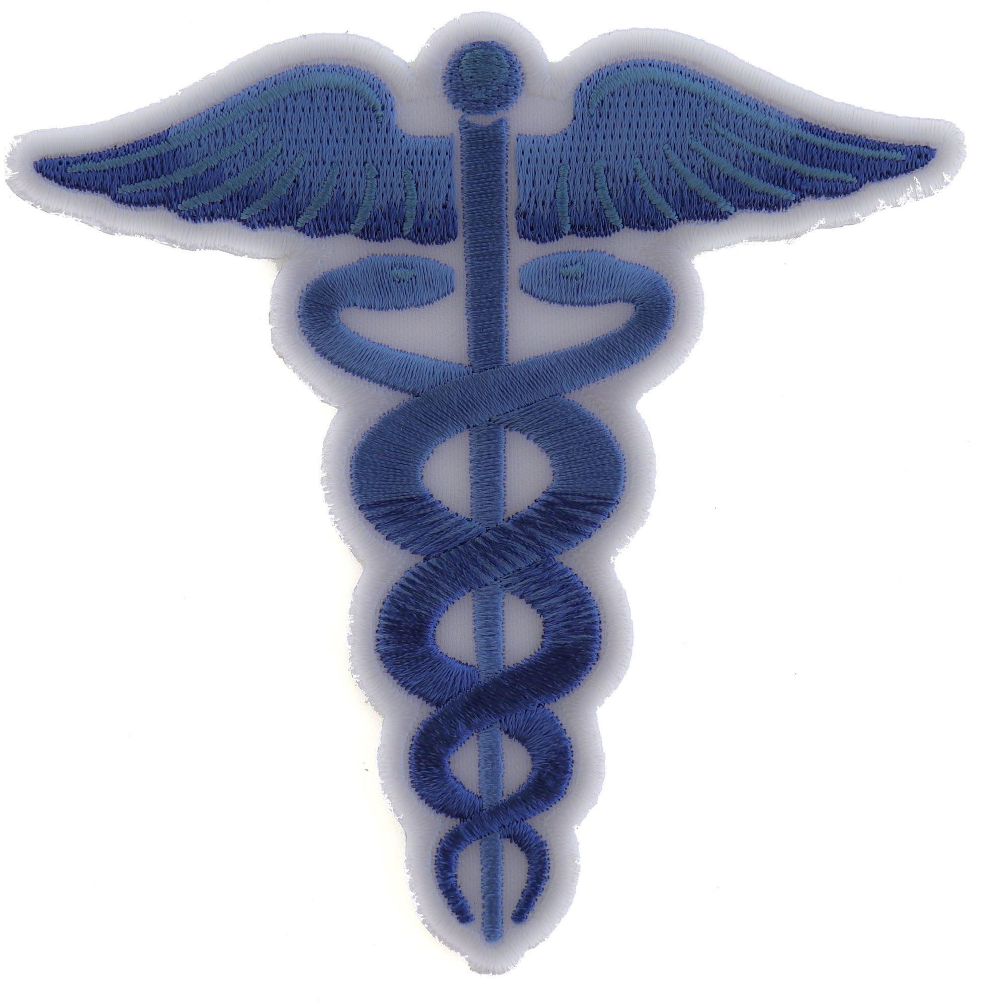 Medic Symbol Iron on Patch Blue - Walmart.com