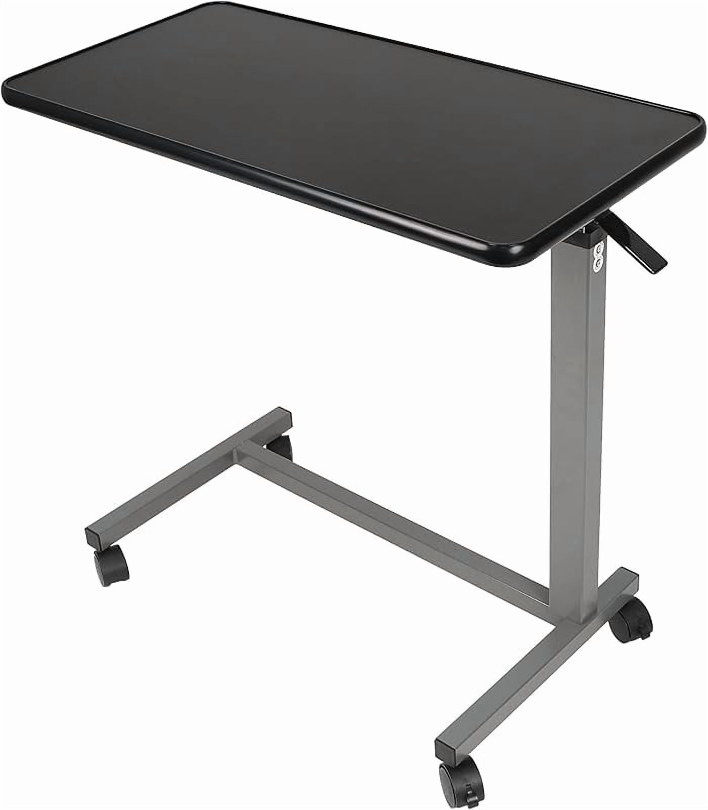 Medical Adjustable Overbed Bedside Table With Wheels (Hospital and Home ...