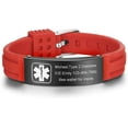 Medical Alert Bracelets For Men & Women Kids With Free Engraving ...