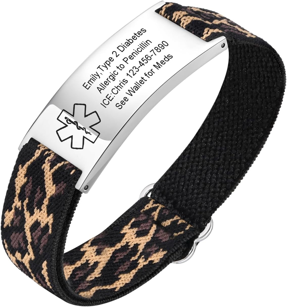 Medical Alert Bracelets For Men & Women Kids With Free Engraving ...