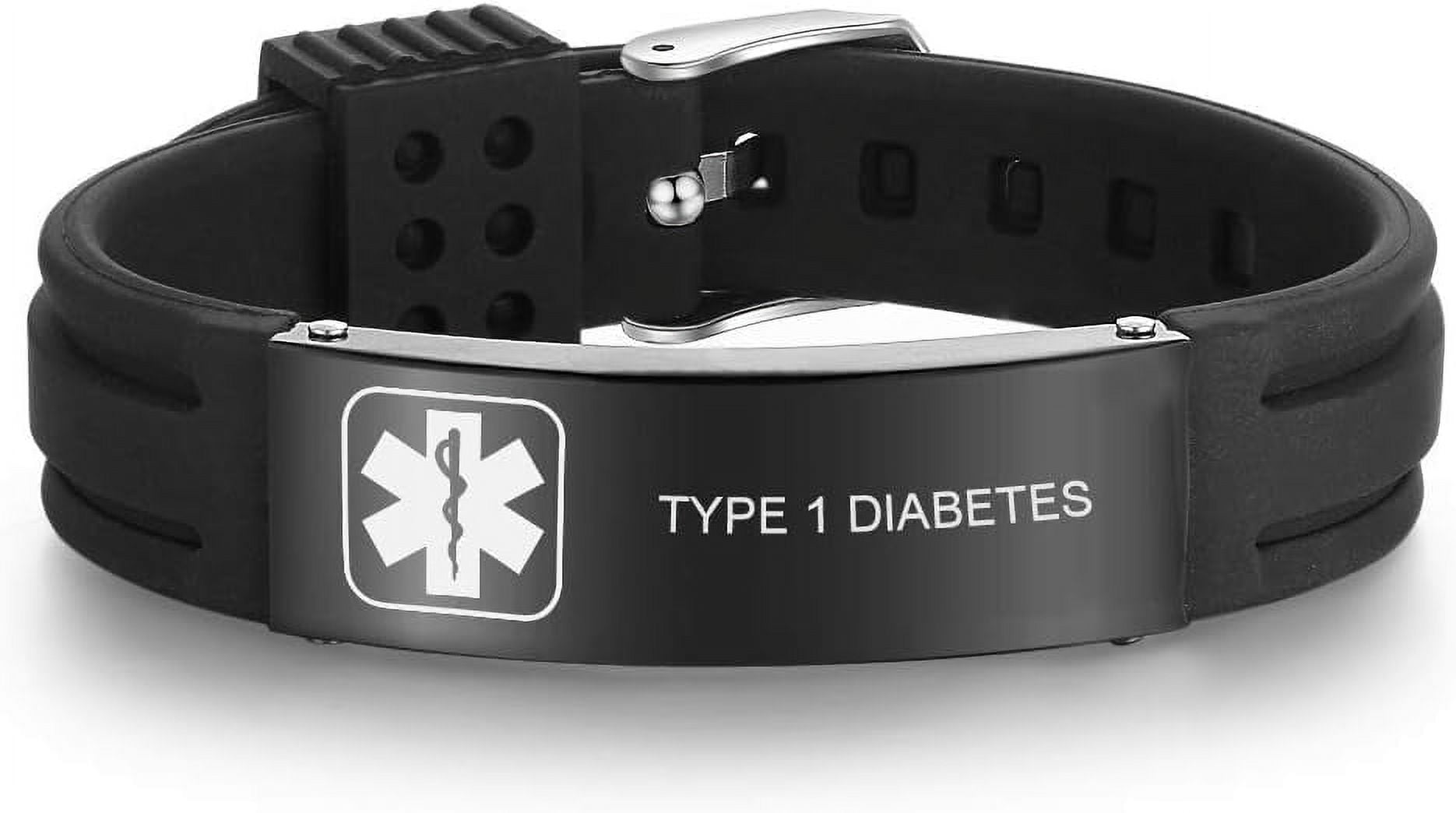 Medical Alert Bracelets For Men & Women Kids With Free Engraving ...