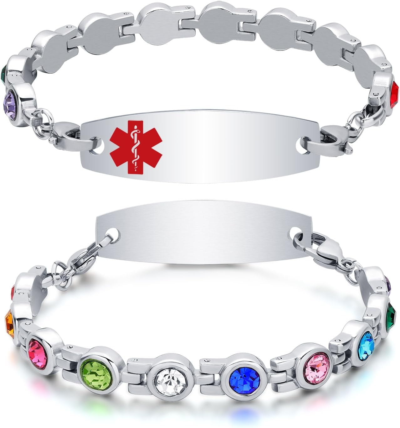 Medical Alert Bracelets For Women Men Customizable, Personalized ...