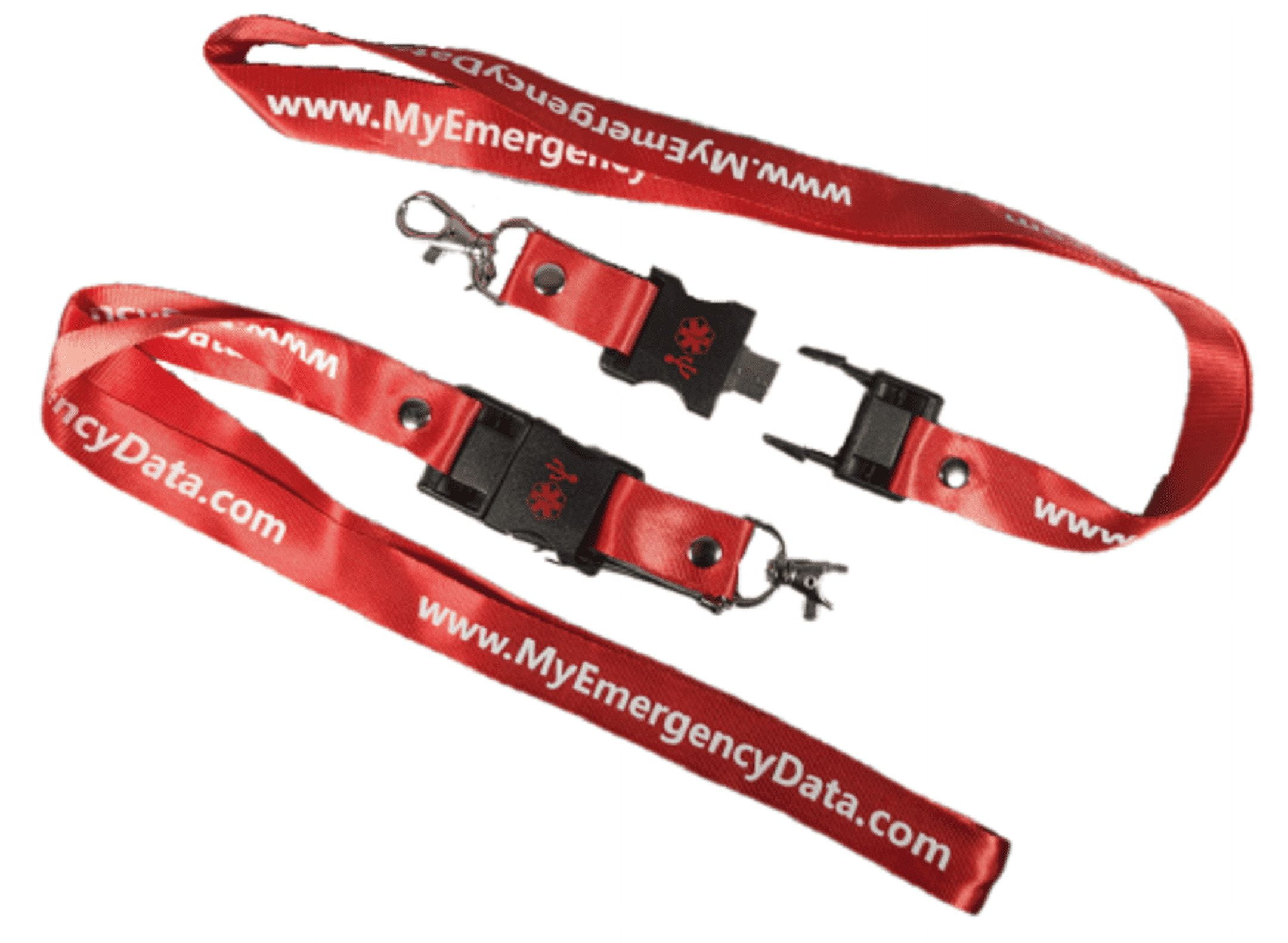 Medical Alert ID USB Lanyard - Walmart.com